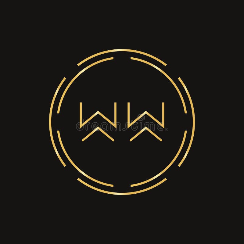 Creative Letter WW Logo Creative Typography Vector Template. Abstract ...
