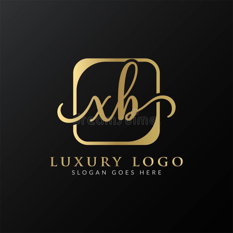 Creative Letter XB Logo Design Vector Template. Initial Luxury Letter ...