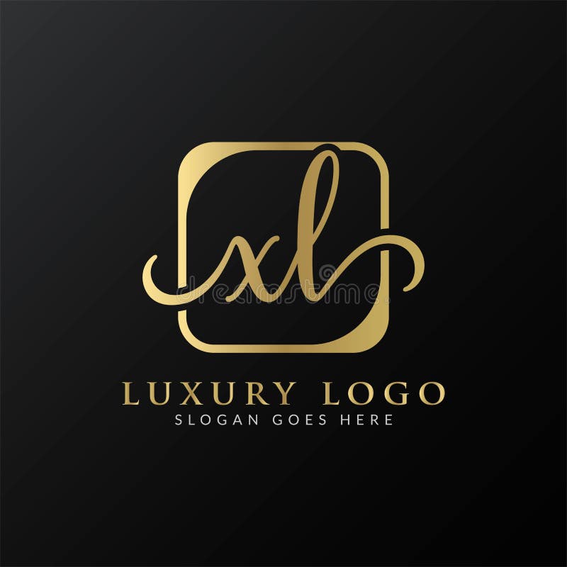 Creative Letter XL Logo Design Vector Template. Initial Luxury Letter ...
