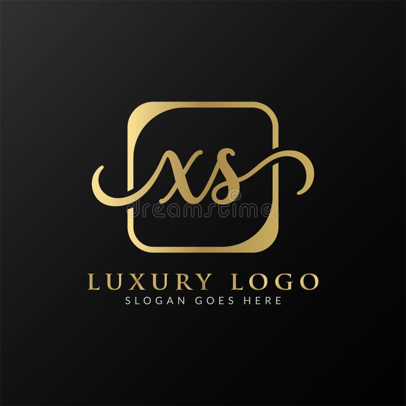 Creative Letter XS Logo Design Vector Template. Initial Luxury Letter ...