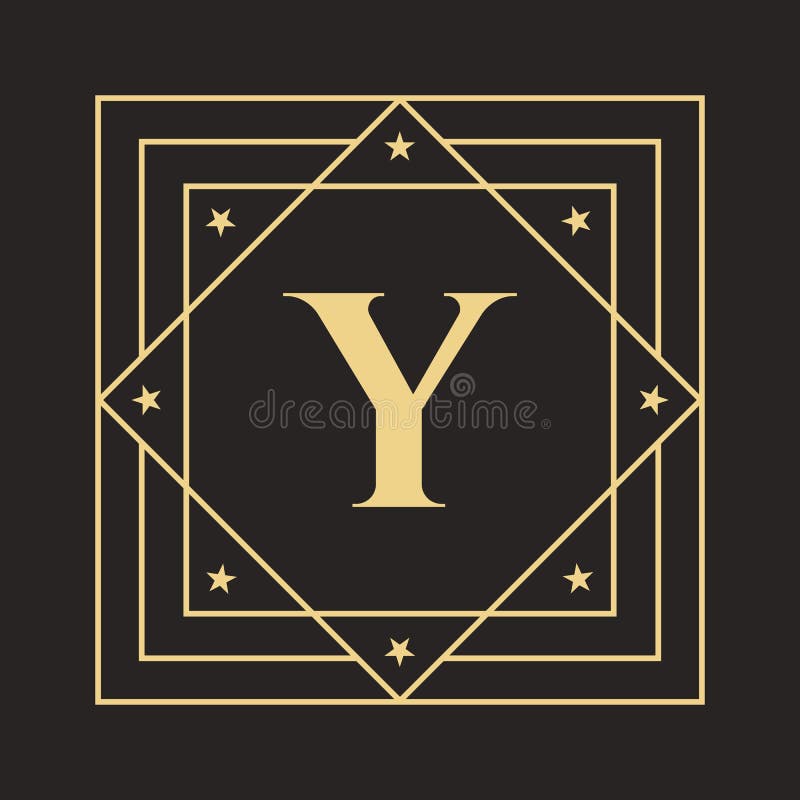 Y Letter Initial Luxurious Logo Stock Illustrations – 270 Y Letter ...