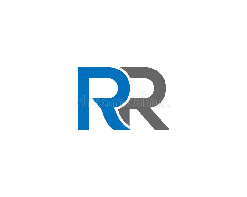 Creative Letters RR Initial Logo Design Stock Vector - Illustration of ...