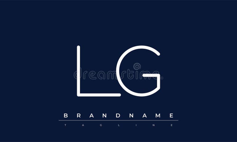 Creative LG Letter Initial Logo Vector Image Stock Vector ...
