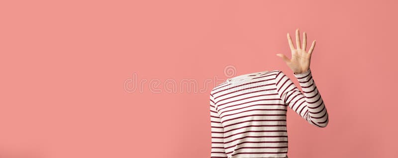 Creative Lifestyle Collage Featuring Headless People Against a Solid ...