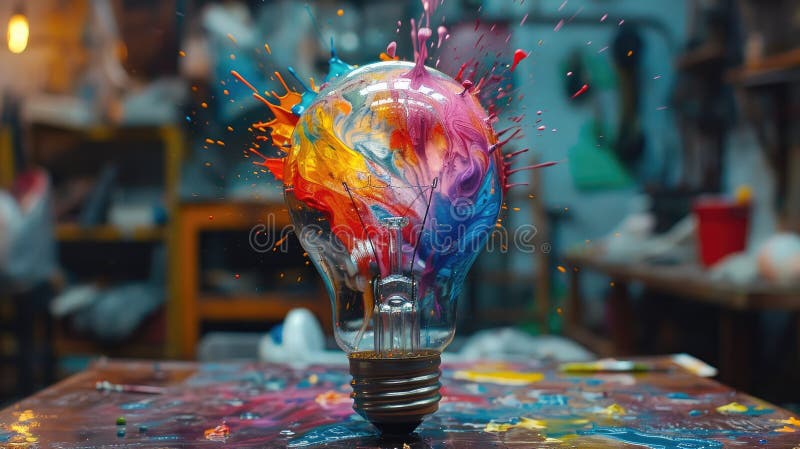 An Explosive Burst of Vibrant Paint Colors Illuminates the Creative ...