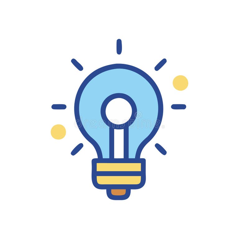 Creative Light Bulb Icon Design Stock Vector - Illustration of design ...