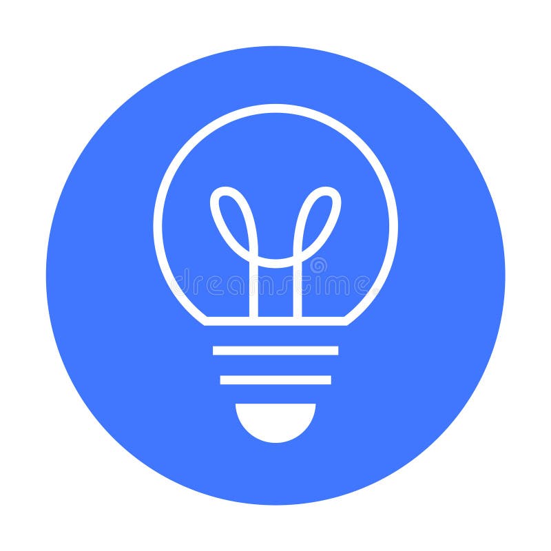 Creative Light Bulb Icon Representing Ideas, Innovation, and ...