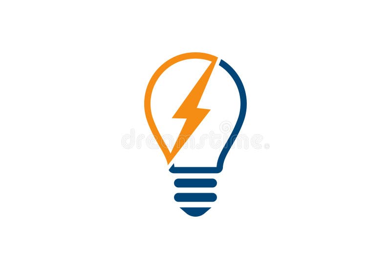 Light Bulb Logo Design, Vector Design Concept Stock Illustration ...