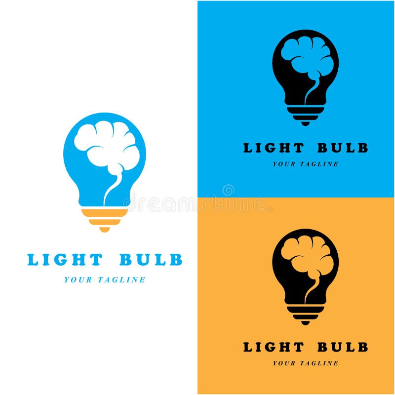 Creative Light Bulb Logo and Vector Stock Vector - Illustration of icon ...