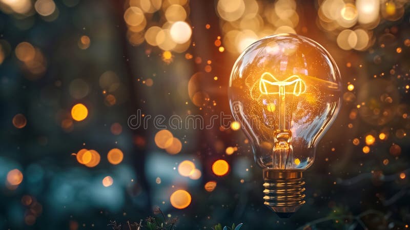 Creative Light Bulb Think Different Creative Idea Concept Stock ...