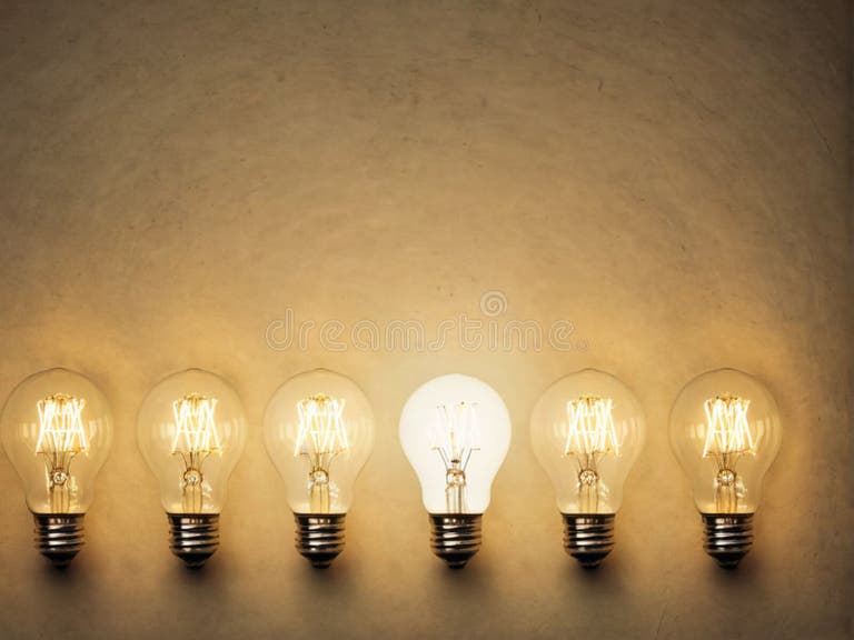Creative Light Bulb Think Different Creative Idea Concept Generative AI ...