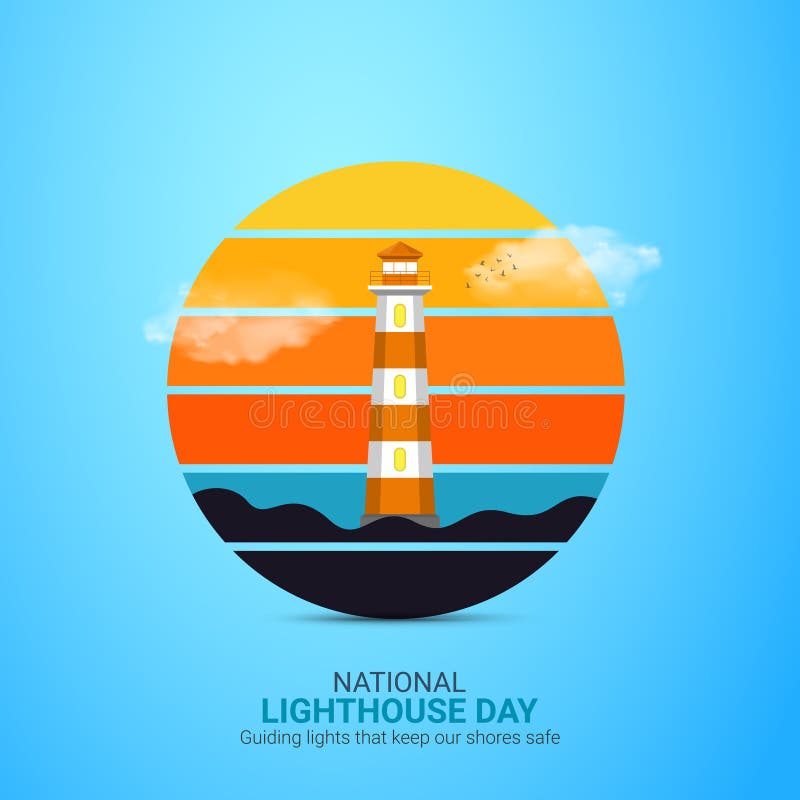 Creative Lighthouse Ads Design. Creative Lighthouse Day, August 7 ...