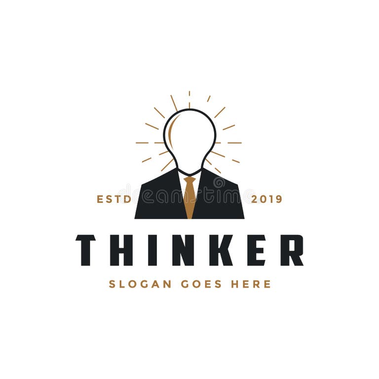 Man Thinker White Stock Illustrations – 1,090 Man Thinker White Stock ...