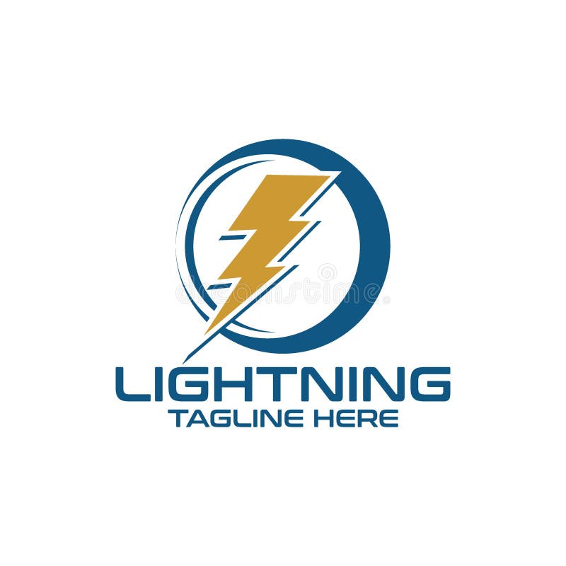 Creative Lightning Logo Vector Art Logo Stock Illustration ...
