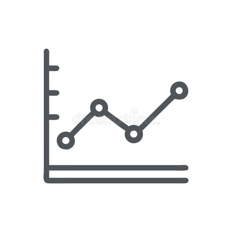 Line chart 3D icon stock illustration. Illustration of icon - 357506977