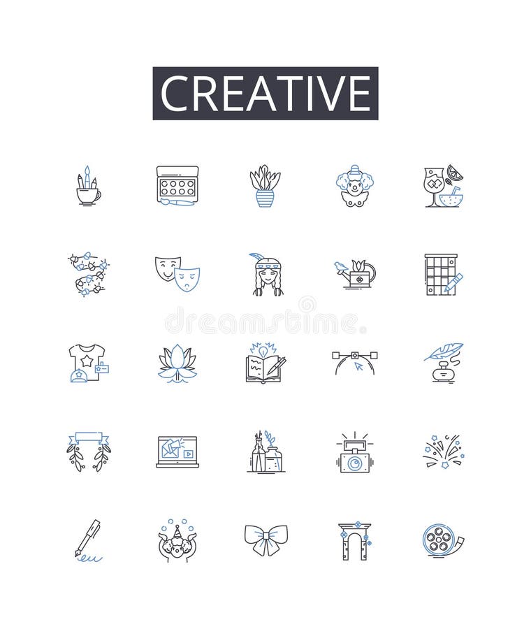 Creative Line Icons Collection. Experts, Specialists, Skilled ...