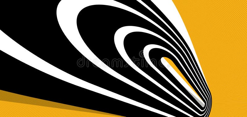 Creative Lines Vector Abstract Background, 3D Perspective Linear ...