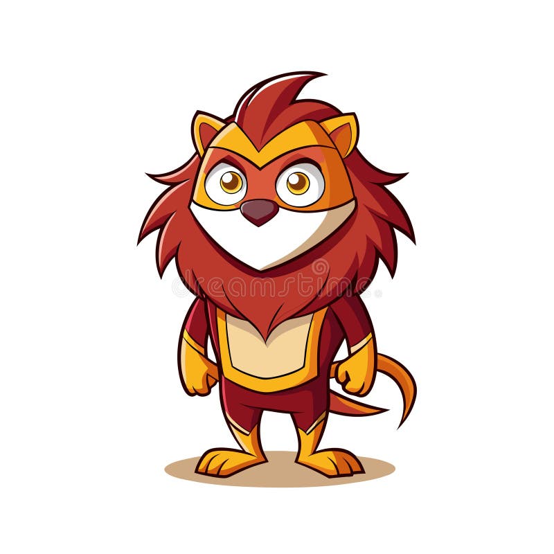 Creative Lion Bird Illustration for Unique Designs Stock Illustration ...