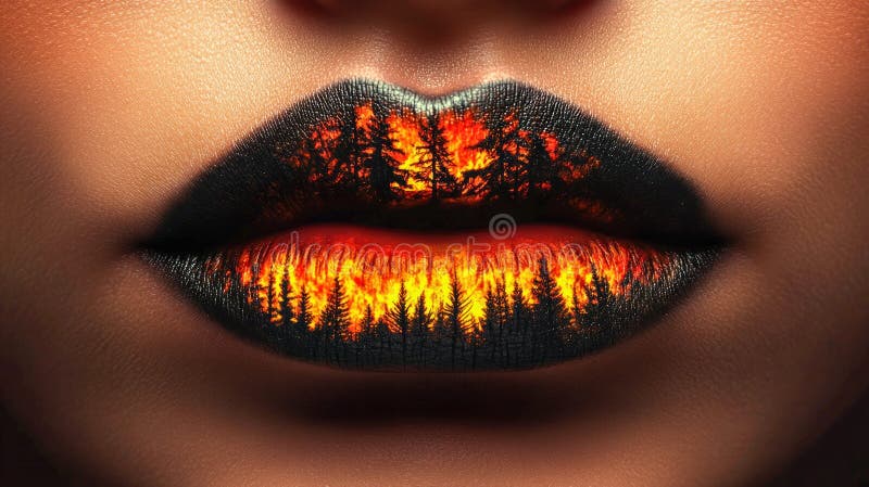 Lips Fire Stock Illustrations – 609 Lips Fire Stock Illustrations ...