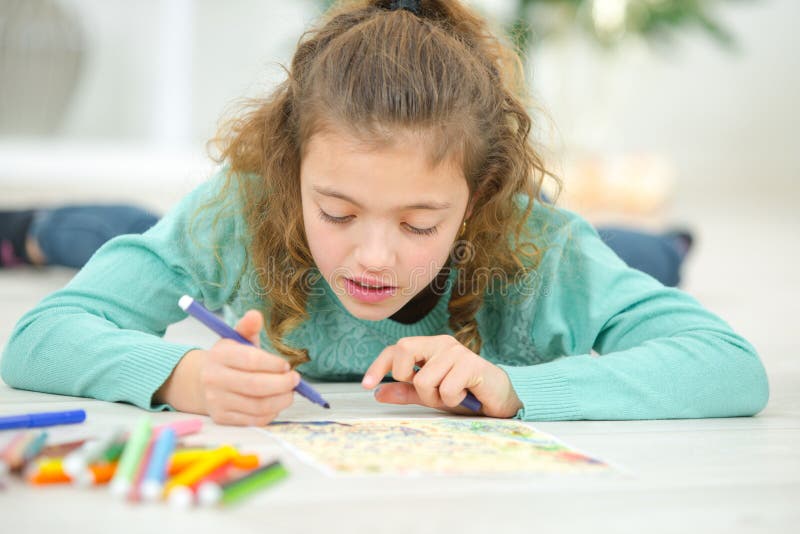 She creative little girl stock image. Image of child - 174007643