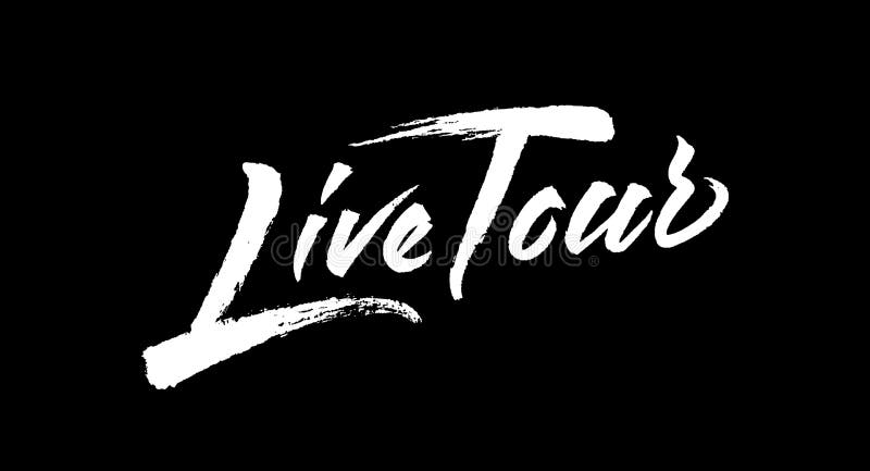 Creative Live Tour Logo Design Stock Vector - Illustration of ...