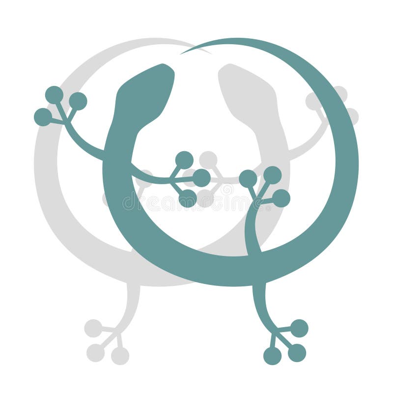 Gecko Symbolism Stock Illustrations – 17 Gecko Symbolism Stock ...