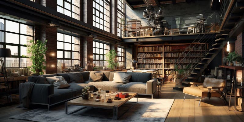 Creative Loft Interior - a Stylish and Imaginative Living Space with an ...
