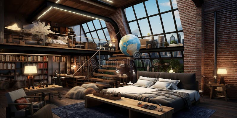 Creative Loft Interior - a Stylish and Imaginative Living Space with an ...