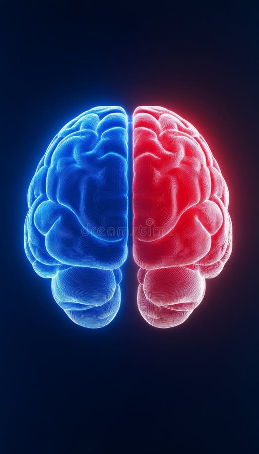 Creative and Logical Thinking, Human Brain, Left and Right Hemispheres ...