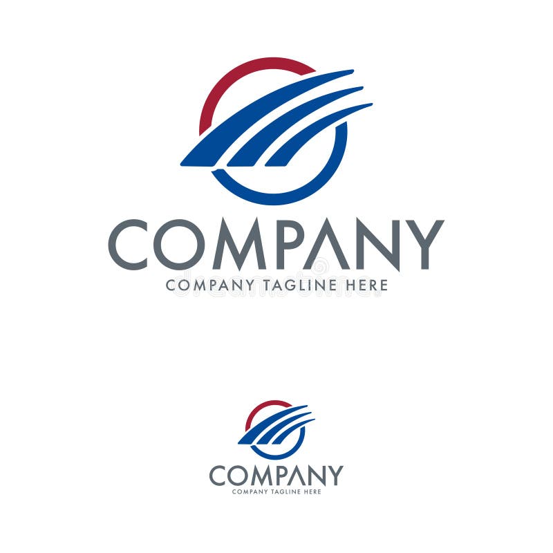 Creative Logistic Logo Design Template Stock Vector - Illustration of ...