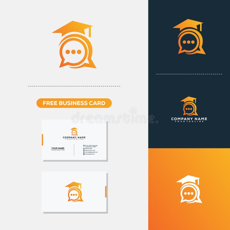 Social Media Creative Logo and Business Card Design Stock Illustration ...