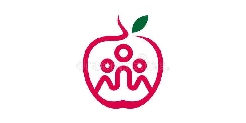 Creative Logo Design for Apple and People, Family, Partner, Fruit ...