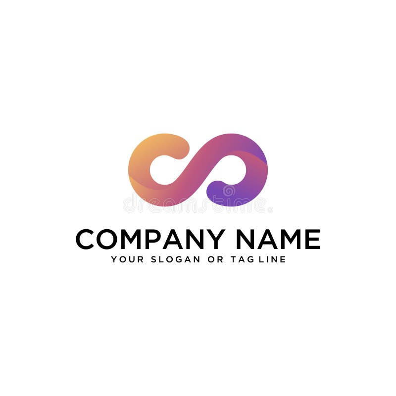 Creative Logo Design Infinity Concept Stock Vector - Illustration of ...