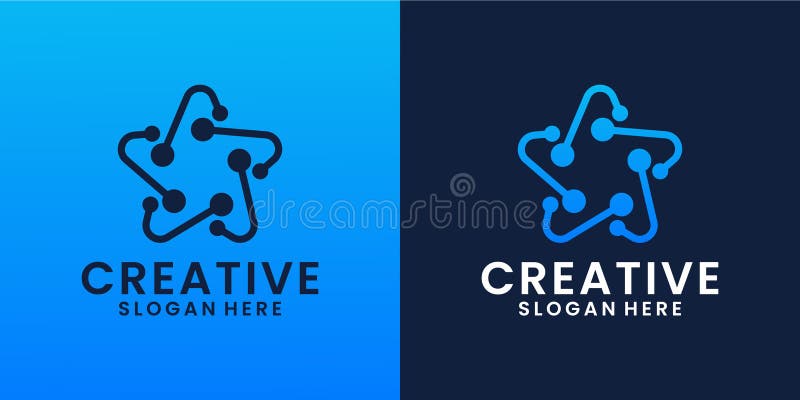 Star Technology Logo Symbol or Icon Stock Vector - Illustration of ...