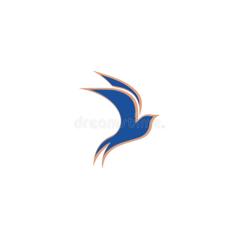 Creative Logo Design Swallow Bird Logo Vector Template Illustration ...