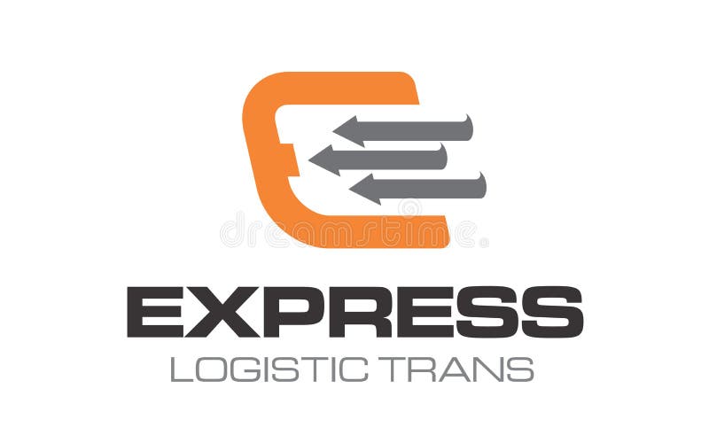 Creative of Logo for Express Logistic Transportation Stock Vector ...