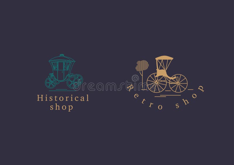 Creative Logo for the Historic Retro Store Stock Vector - Illustration ...
