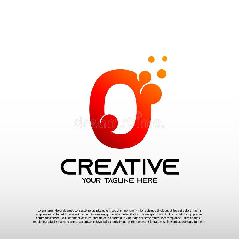 Creative Logo with Initial Zero , 0. Technology Icon, Illustration ...