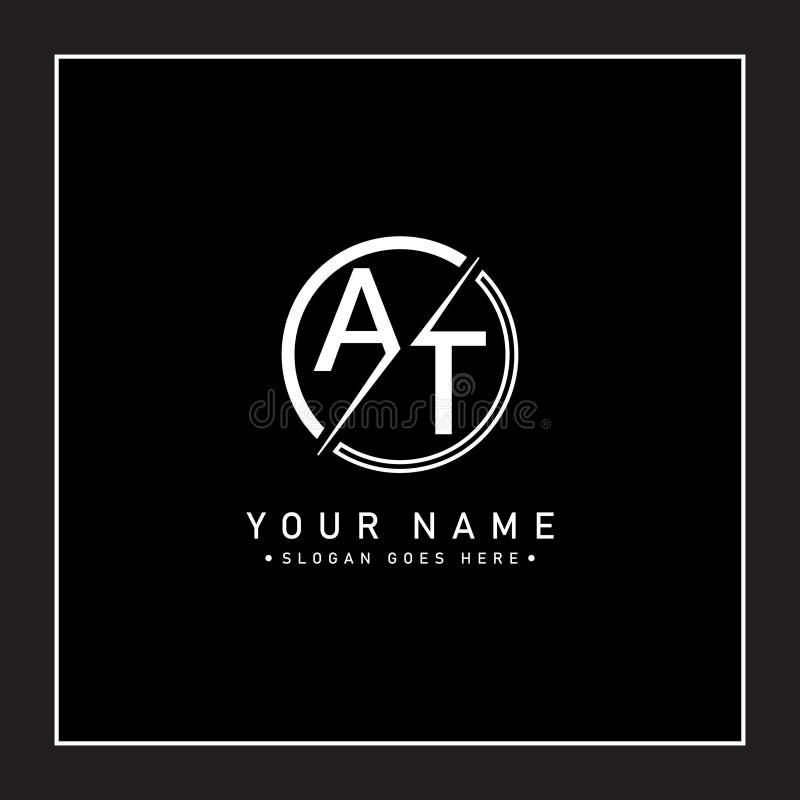 Creative Logo for Initials at in Monogram Style - Vector Template for ...