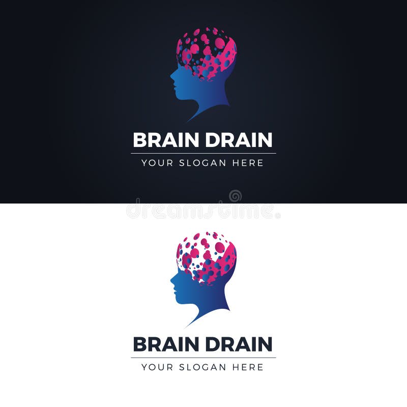 Head Exploding. Vector Logo Template. Creative Design. Stock Vector ...