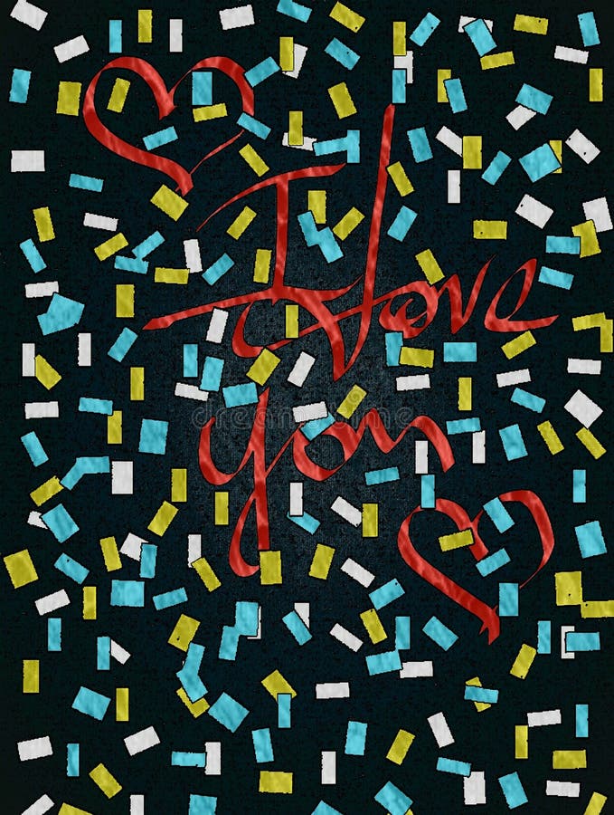 Creative Love Background, Pattern Stock Illustration - Illustration of ...