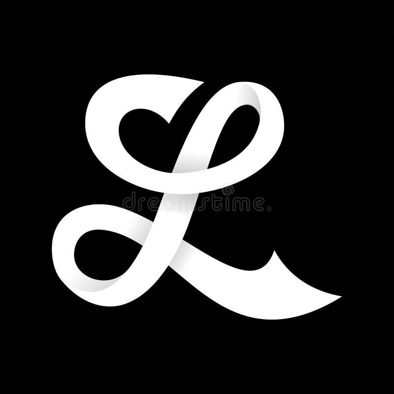 Creative Luxury Letter R Shaped Love Design Vector Symbol Stock Vector ...