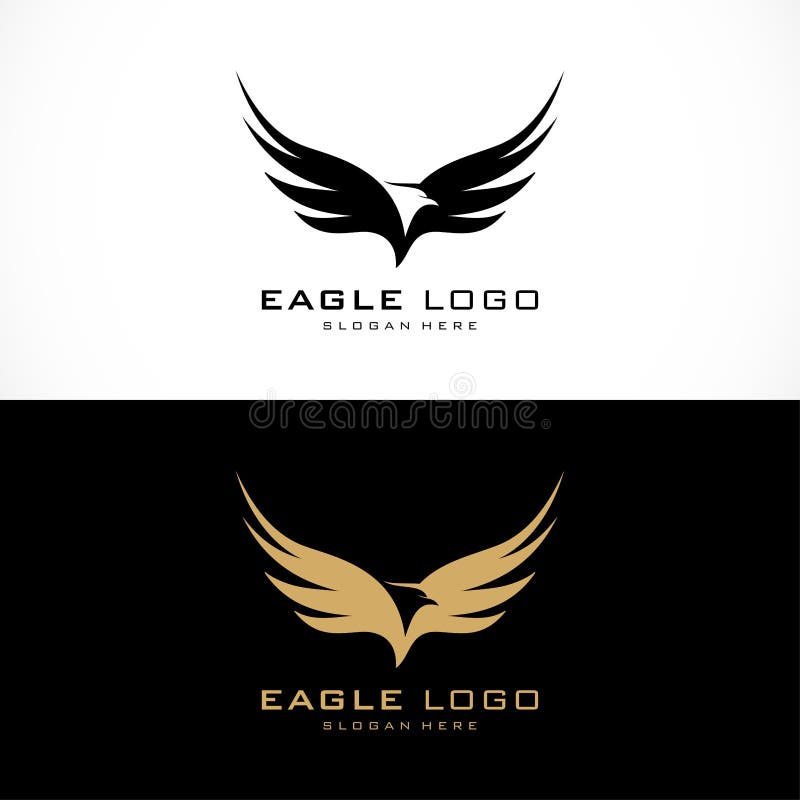 Creative Luxury Modern Eagle Logo Vector Icon Template Stock Vector ...