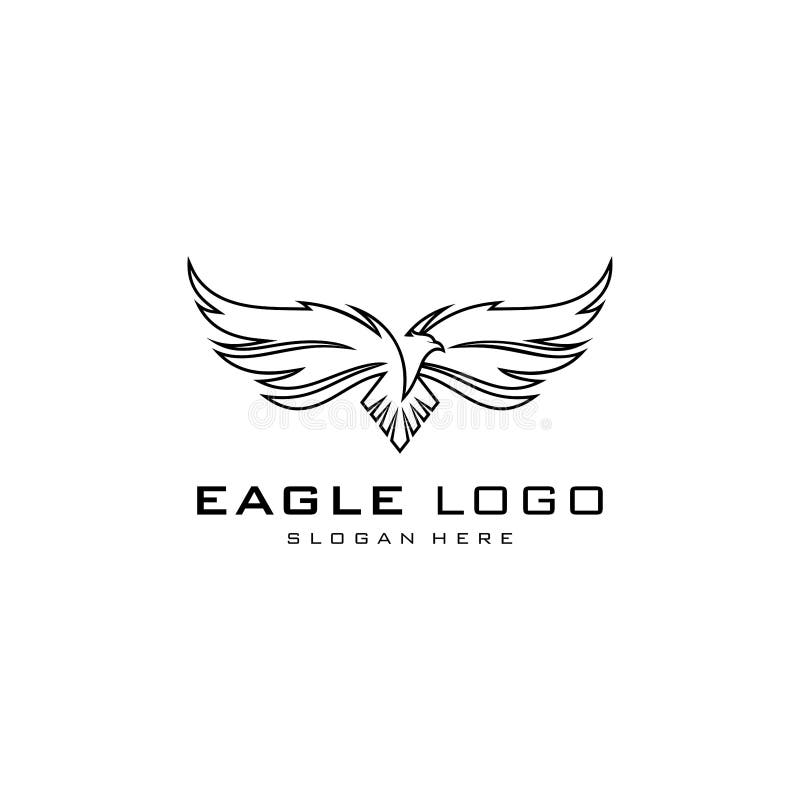 Creative Luxury Modern Eagle Logo Vector Icon Template Stock Vector ...