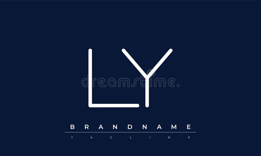 Creative LY Letter Initial Logo Vector Image Stock Vector ...