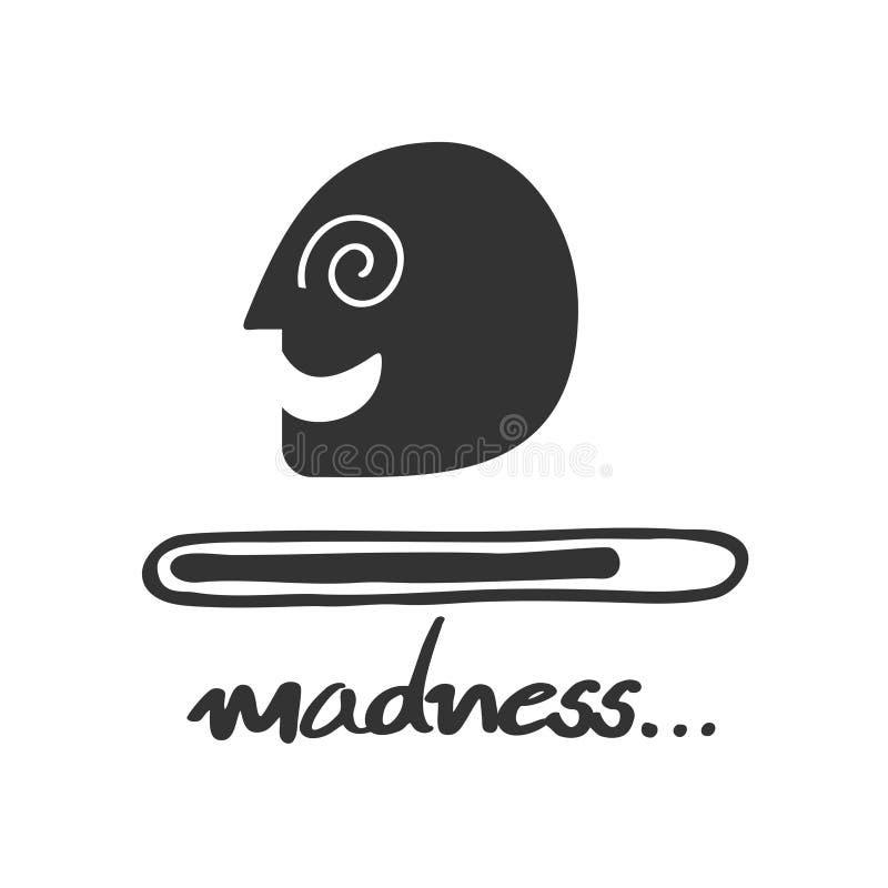 Funny madness bar stock vector. Illustration of stressed - 153502162