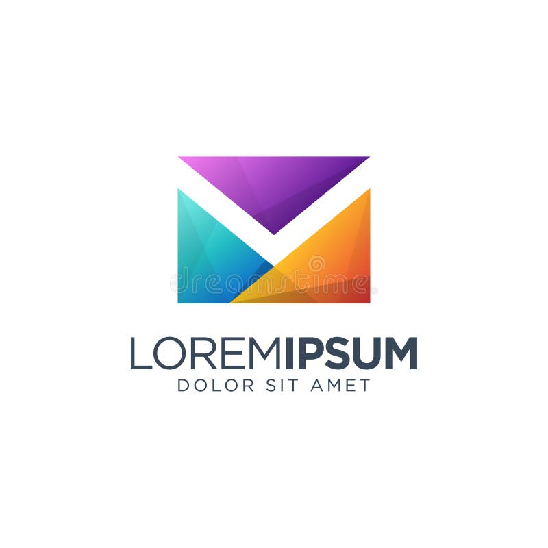 Creative Mail Logo Vector Illustration Stock Vector - Illustration of ...