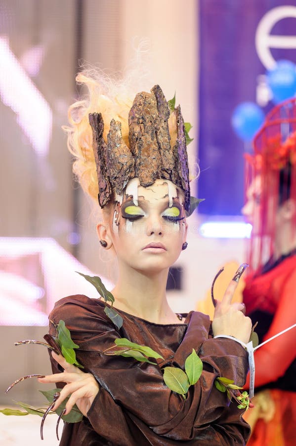 Creative Makeup Â Druids and Trees Editorial Stock Image - Image of ...