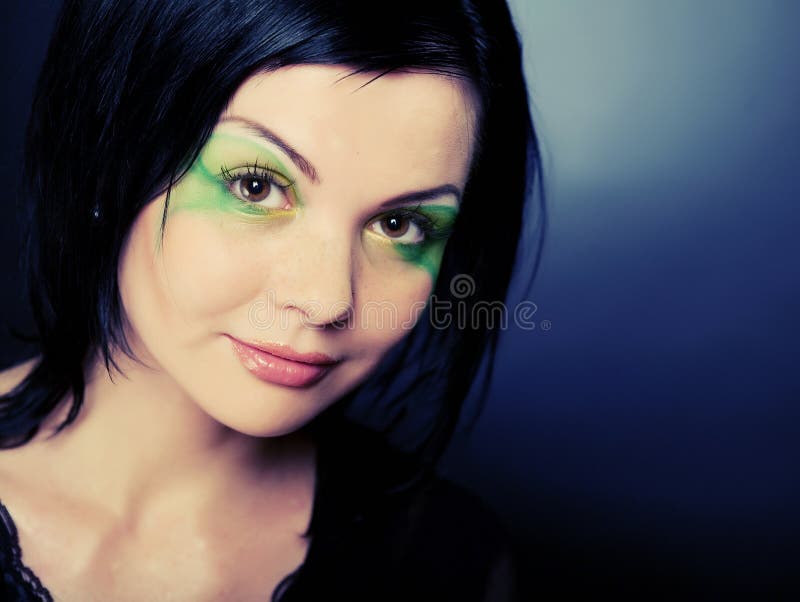 Creative makeup. stock photo. Image of colorful, glamour - 10899048