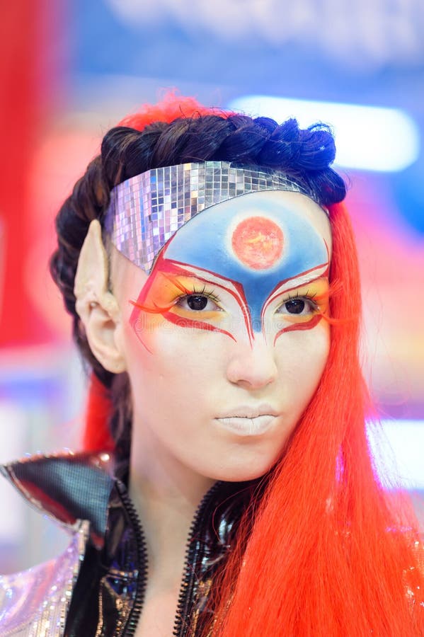 Creative Makeup Show at the Festival of Beauty Editorial Photography ...